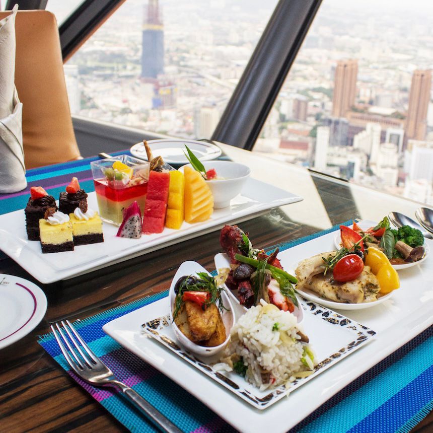 Atmosphere 360 Revolving Restaurant in KL Tower | bajet2cuti